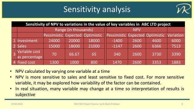 project risk analysis | PDF | Business Accounting & Finance | Business