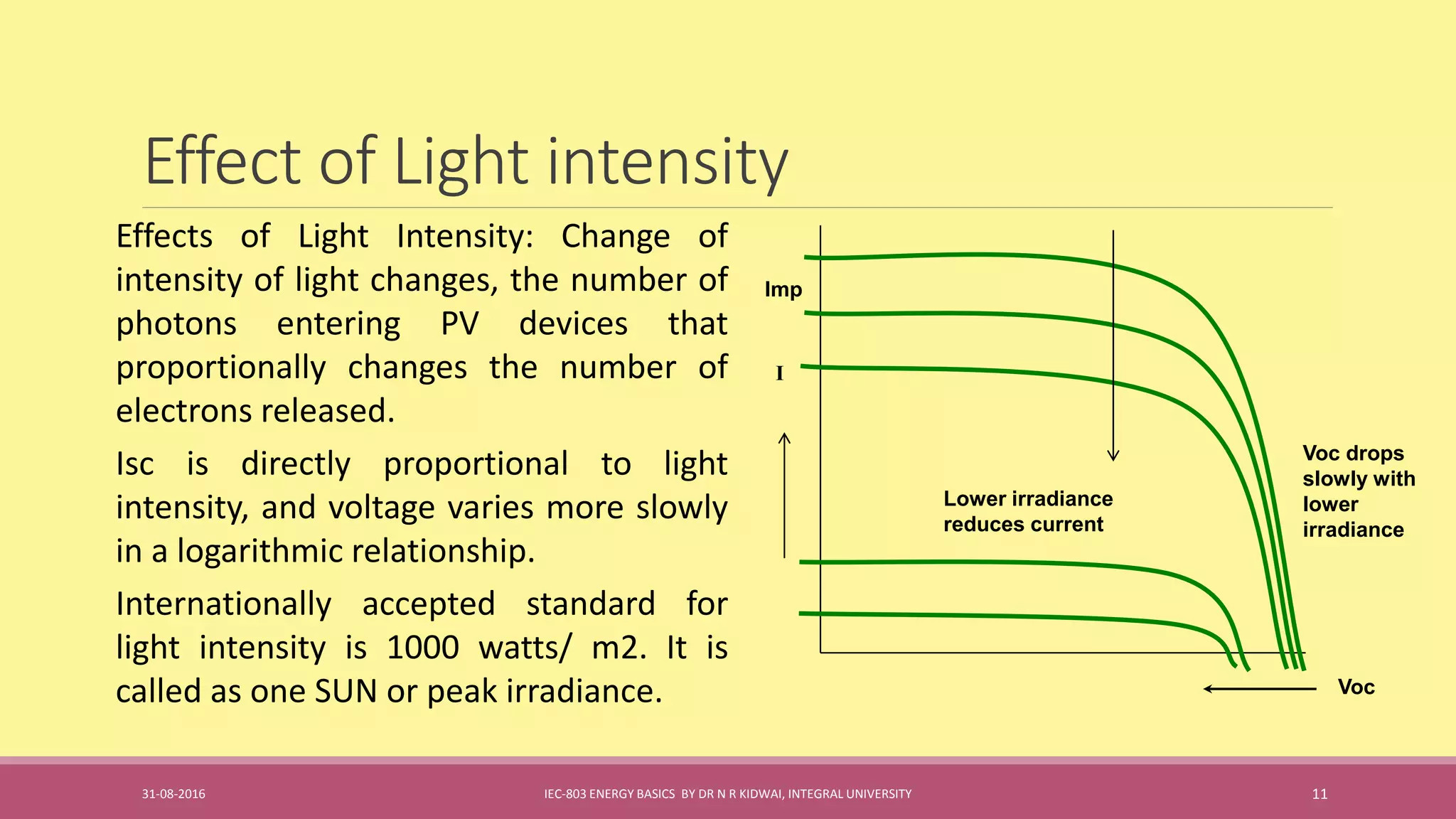 Solar PV Cells, Module and Array | PPTX