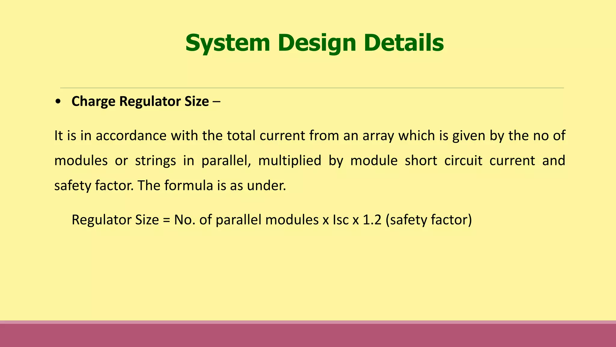 Solar PV Cells, Module and Array | PPTX