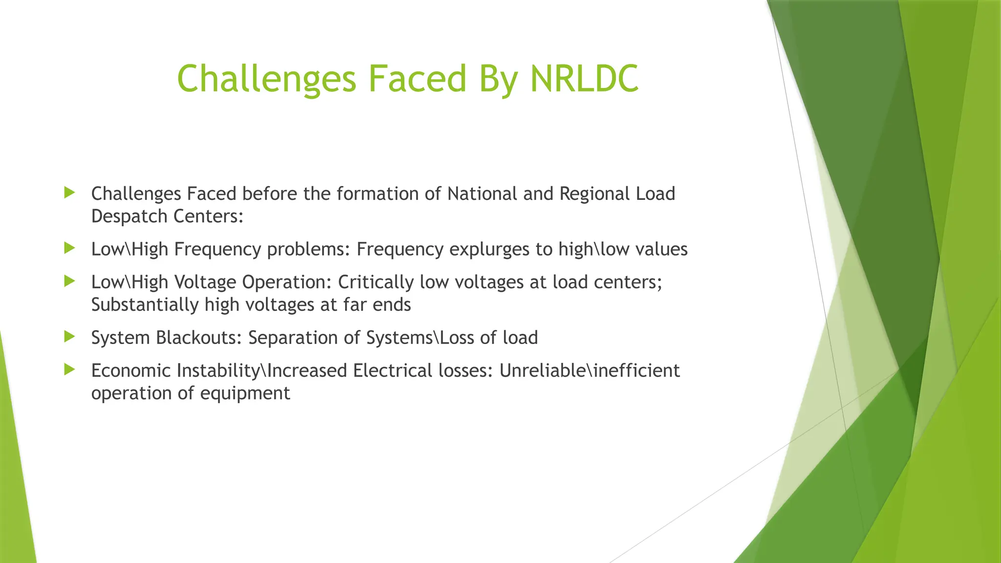 Northern regional load dispatch center ppt | PPTX