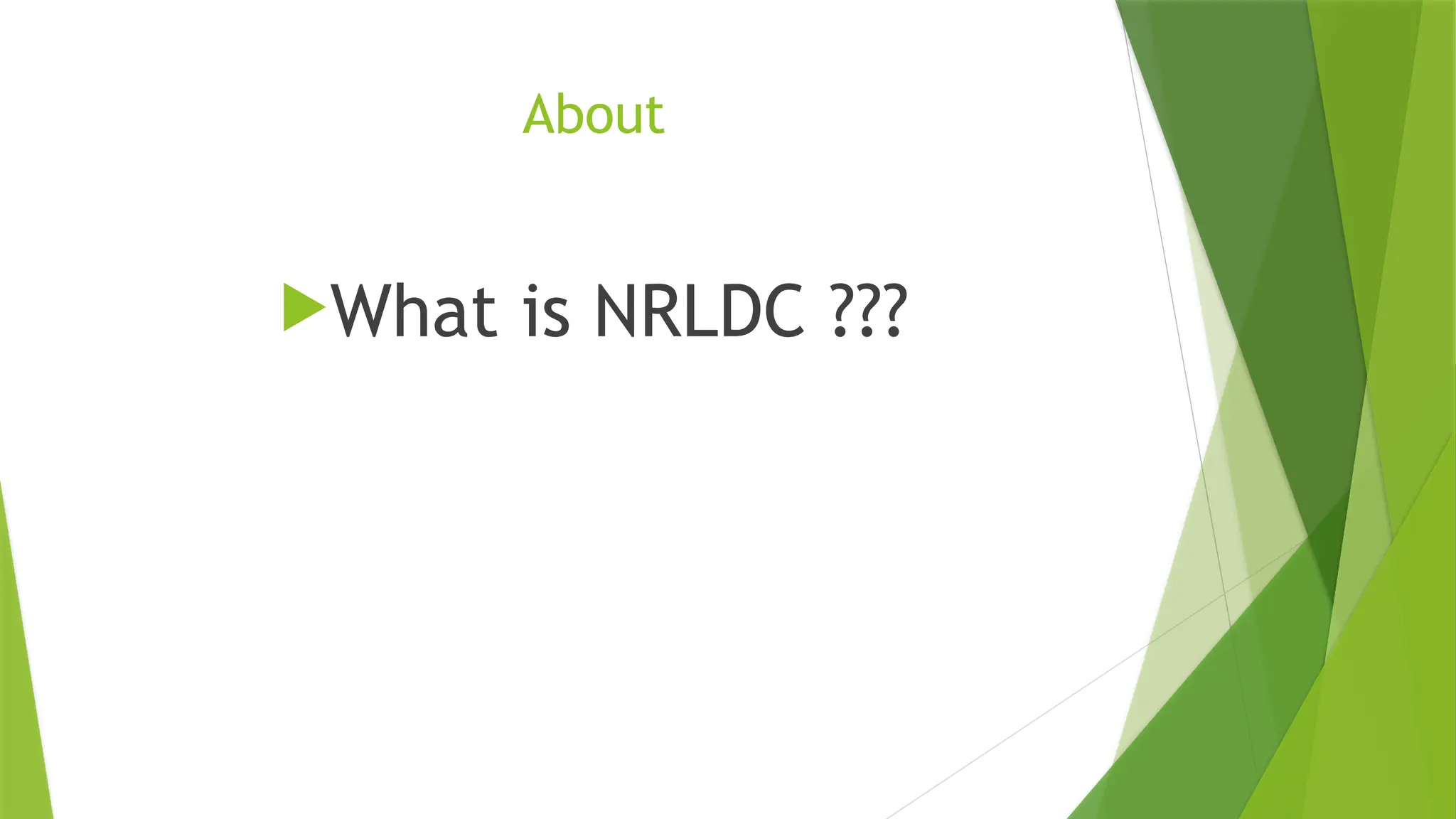 Northern regional load dispatch center ppt | PPTX