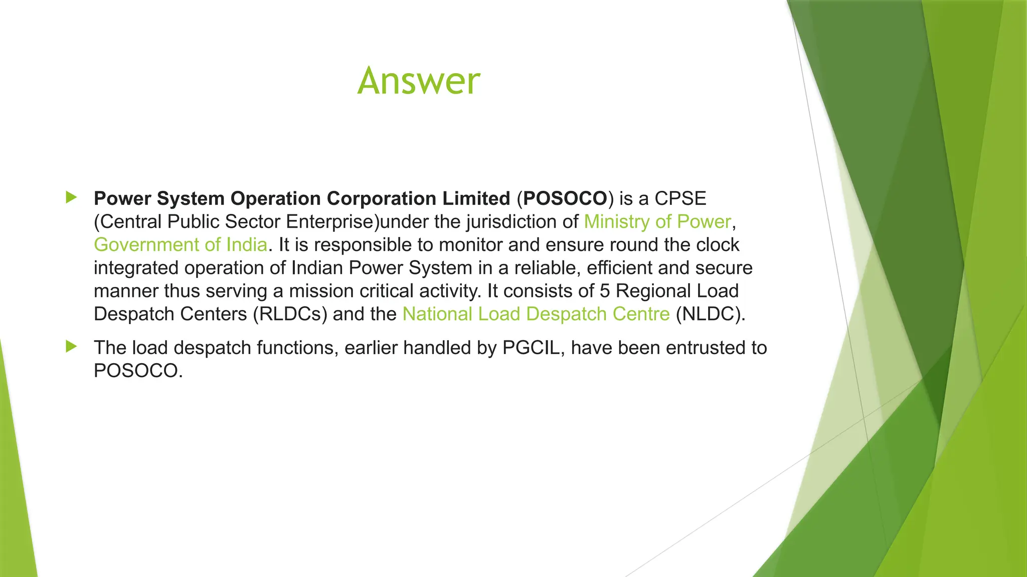 Northern regional load dispatch center ppt | PPTX