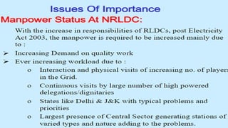 Northern regional load dispatch center ppt | PPTX