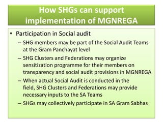 NRLM-MGNREGA-PRI Convergence | PPTX