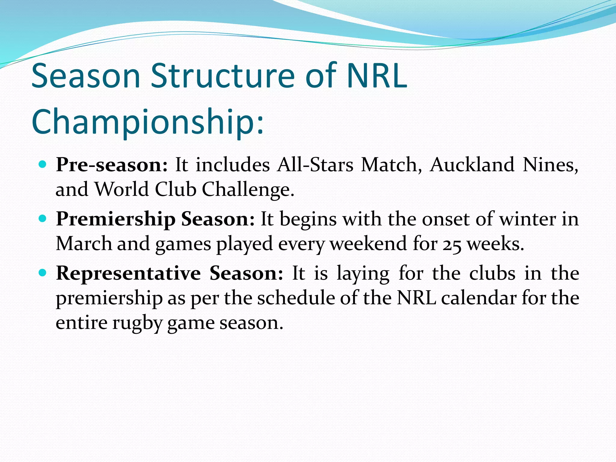 Nrl trophy a detailed guide | PPT