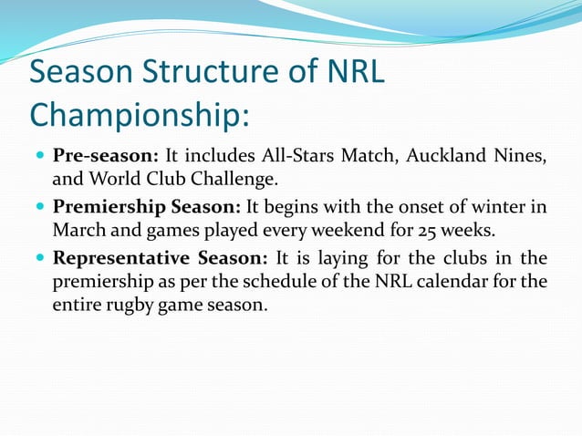 Nrl trophy a detailed guide | PPT