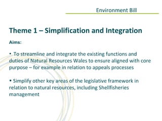 NRM Environment Bill Presentation | PPT