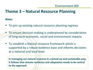 NRM Environment Bill Presentation | PPT