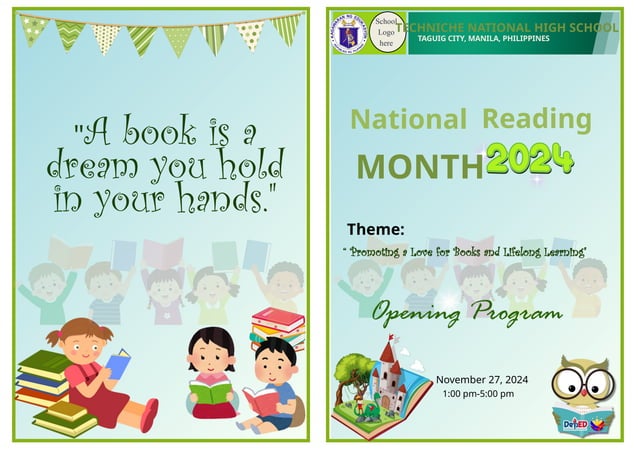 Araw ng Pagbasa Certificates and programpptx | PPT