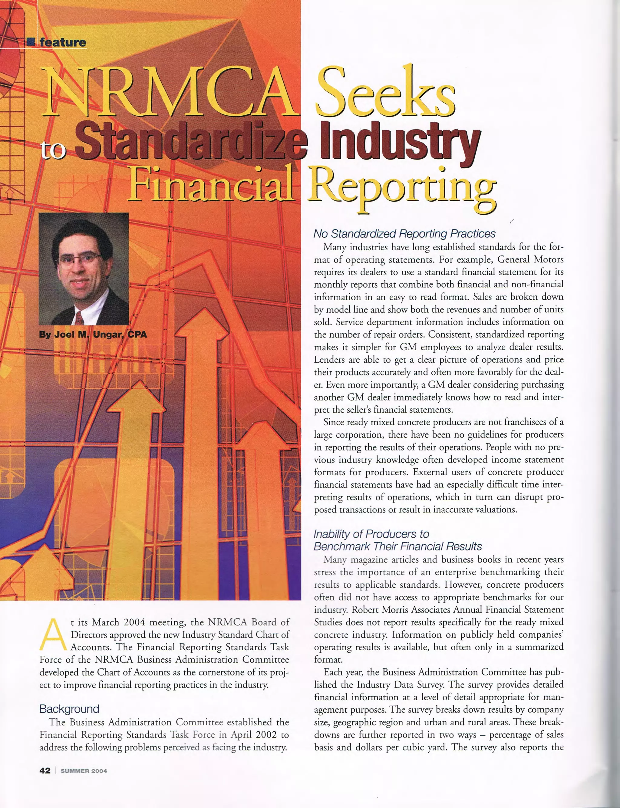 NRMCA Seeks to Standardize Industry Financial Reporting | PDF