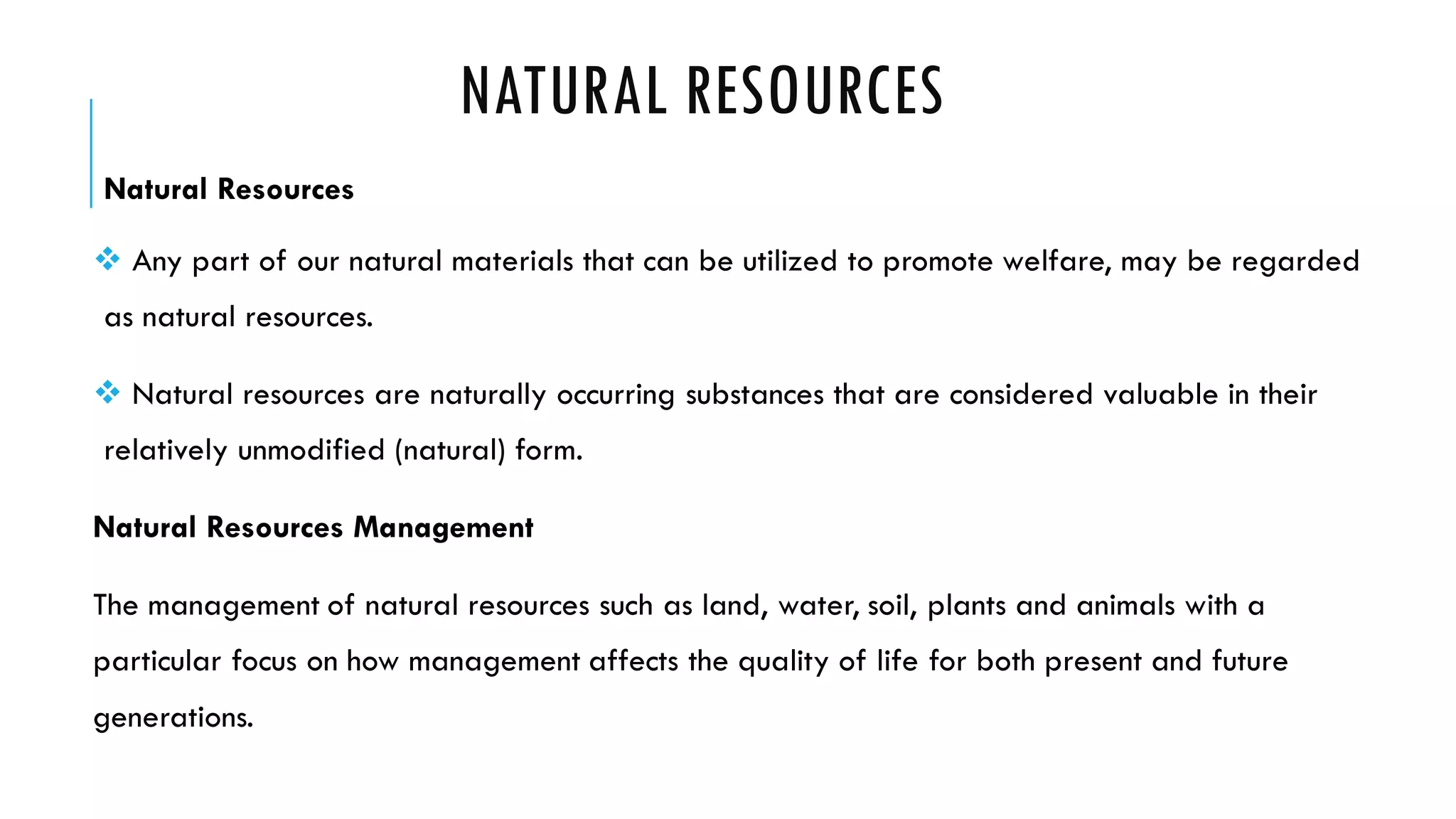 Natural resources management in dryland agriculture and importance of ...