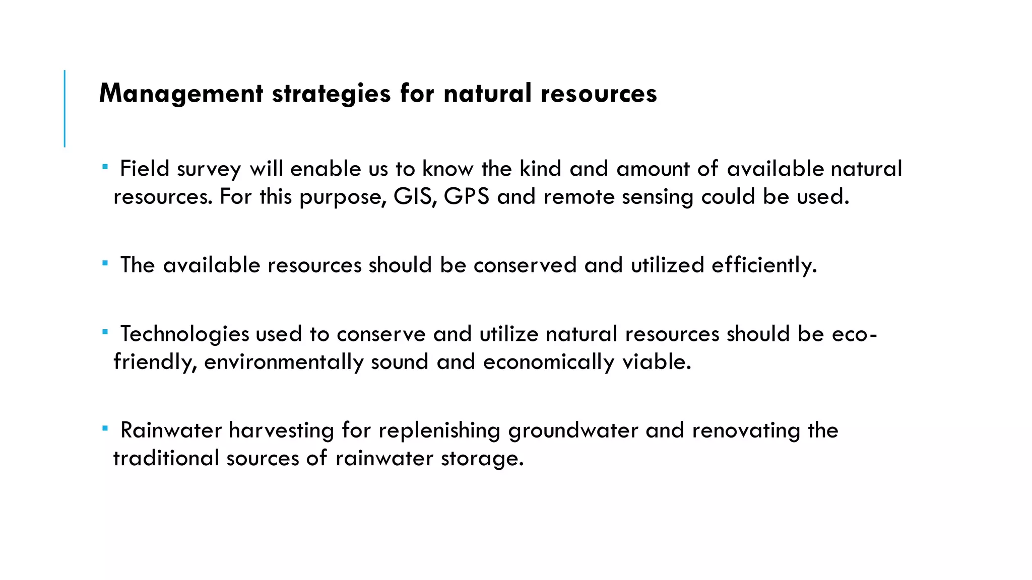 Natural resources management in dryland agriculture and importance of ...