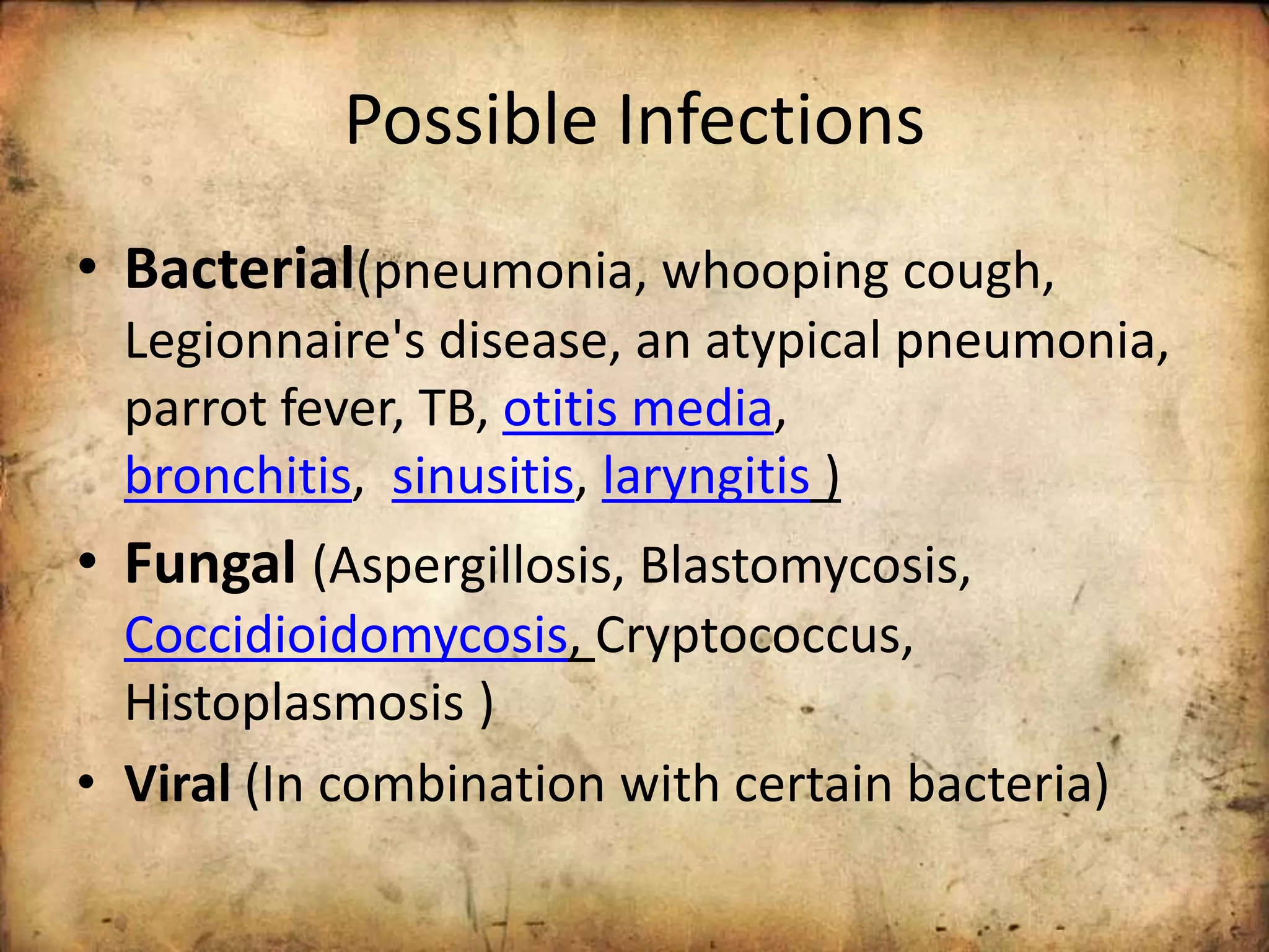 Use of Sputum sample for diagnosis of disease, interpretation ...