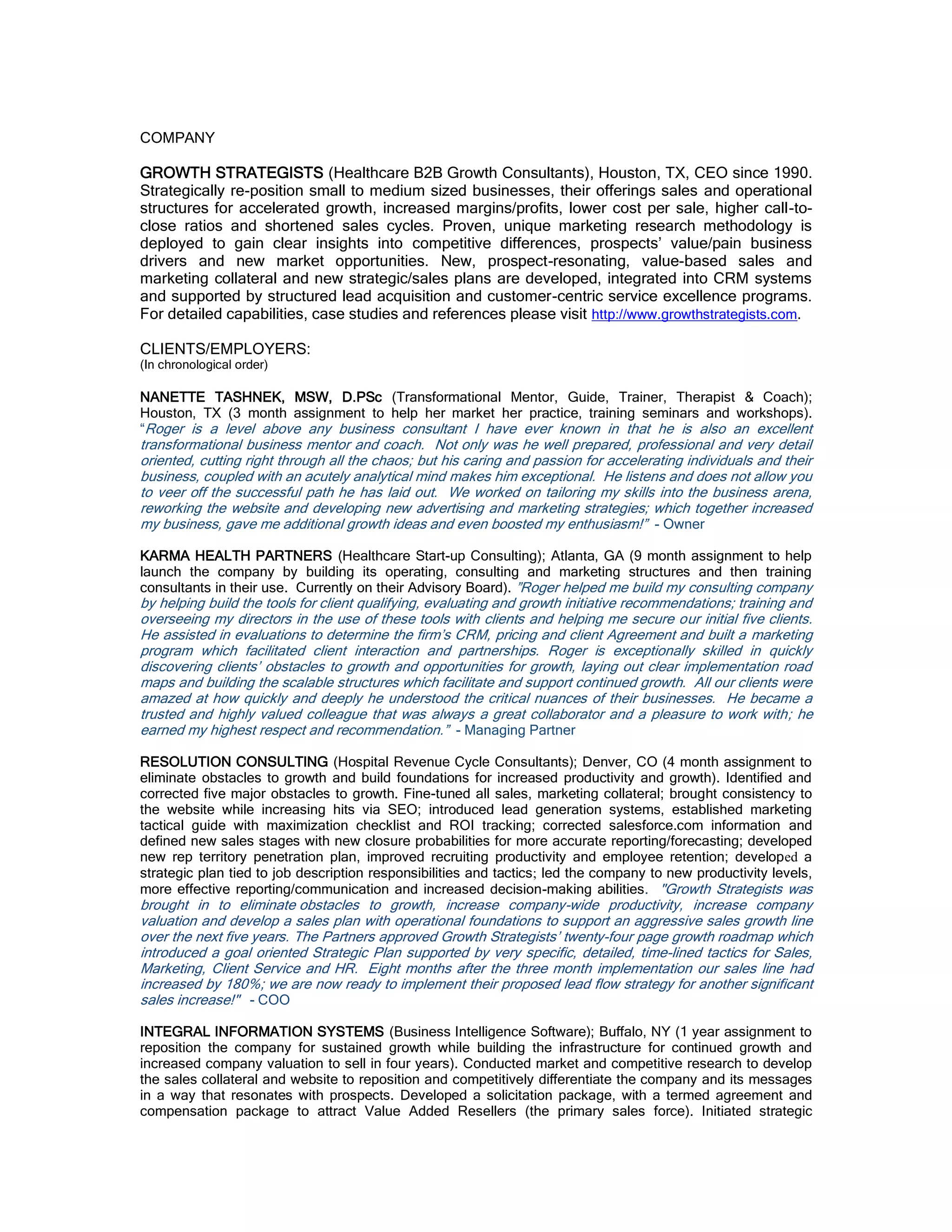 NR Moxley Consulting Resume 2016 | PDF