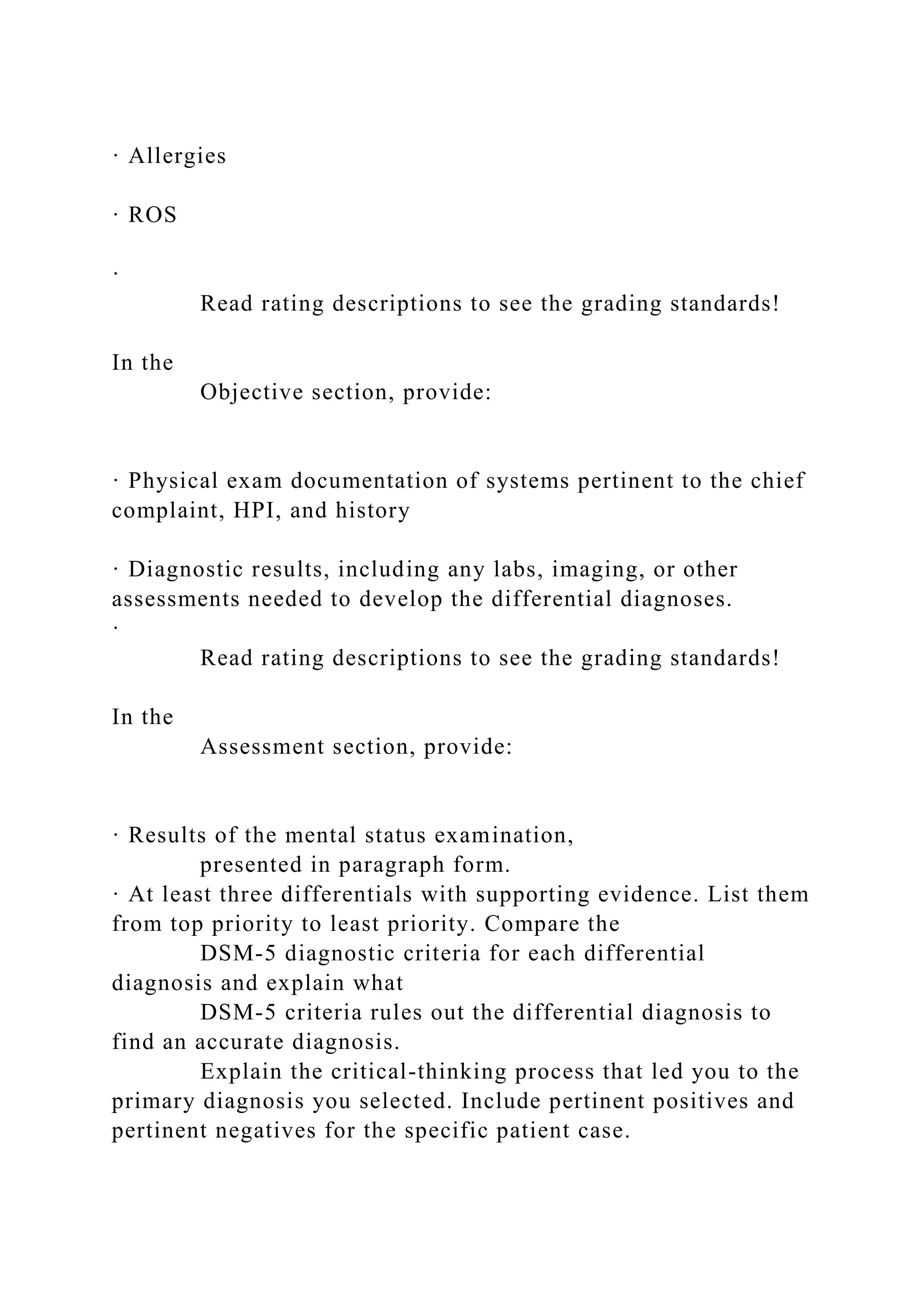 NRNPPRAC 6645 Comprehensive Psychiatric Evaluation Note Tem.docx