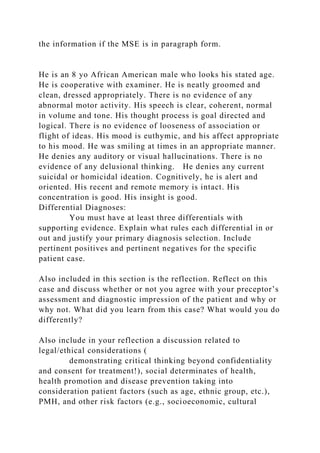 NRNPPRAC 6645 Comprehensive Psychiatric Evaluation Note Tem.docx