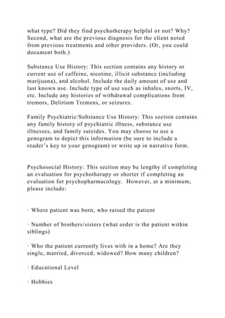 NRNPPRAC 6645 Comprehensive Psychiatric Evaluation TemplateWe.docx