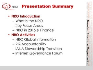 NRO Update | PPT
