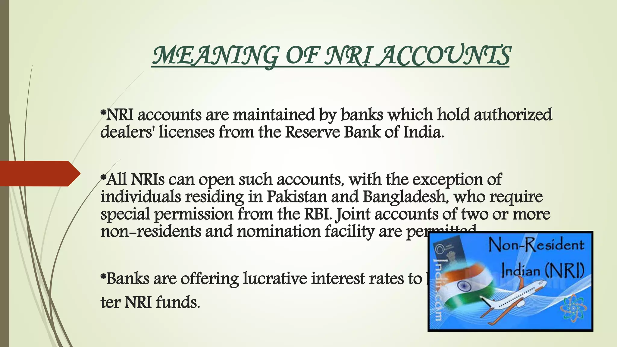 Nre and Nro accounts | PPTX