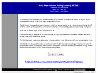 Navy Order Writing System
