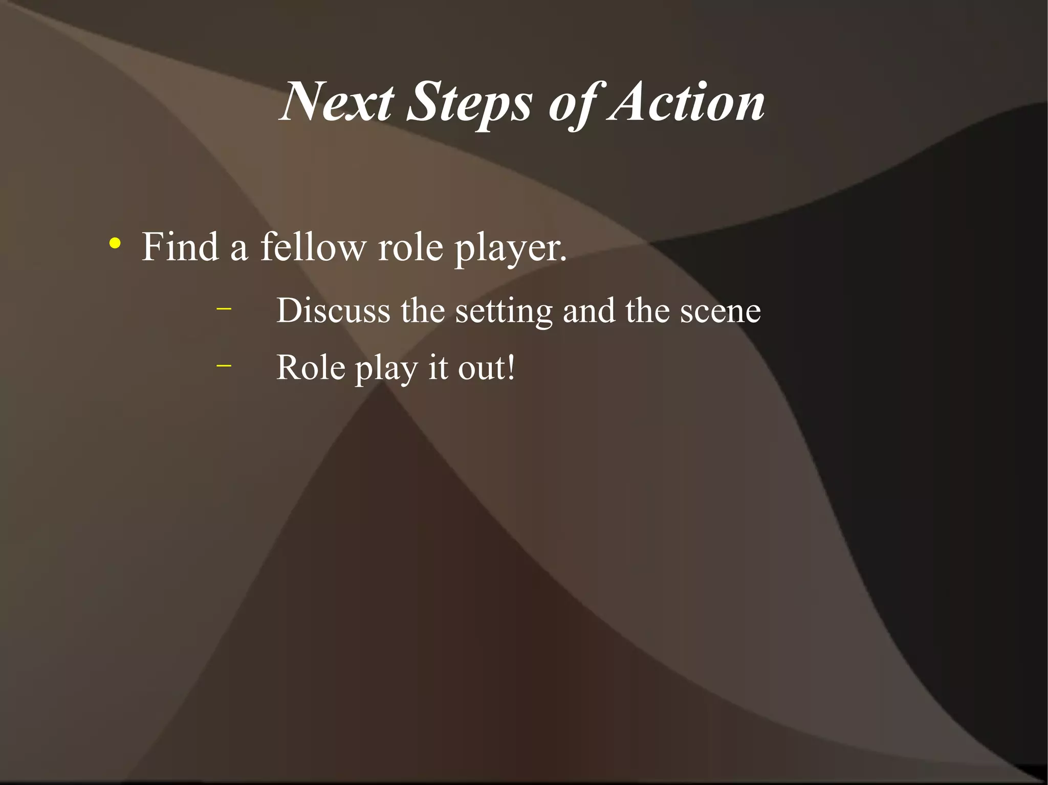 Nation Role Play | PPT