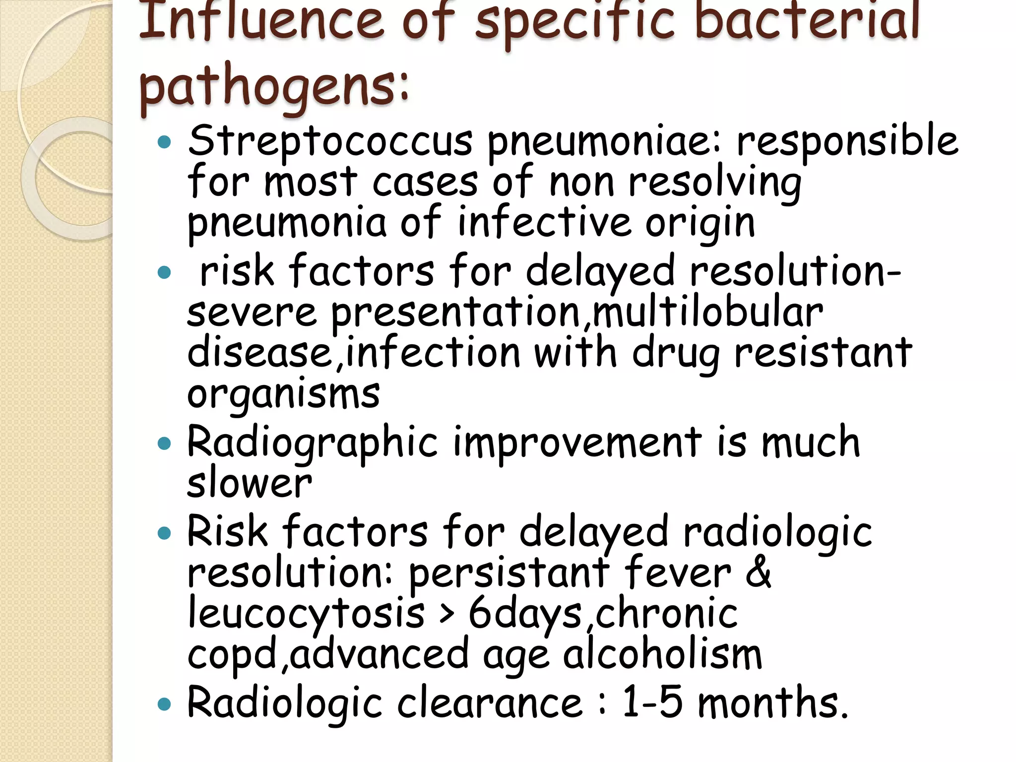 Non resolving pneumonia | PPTX