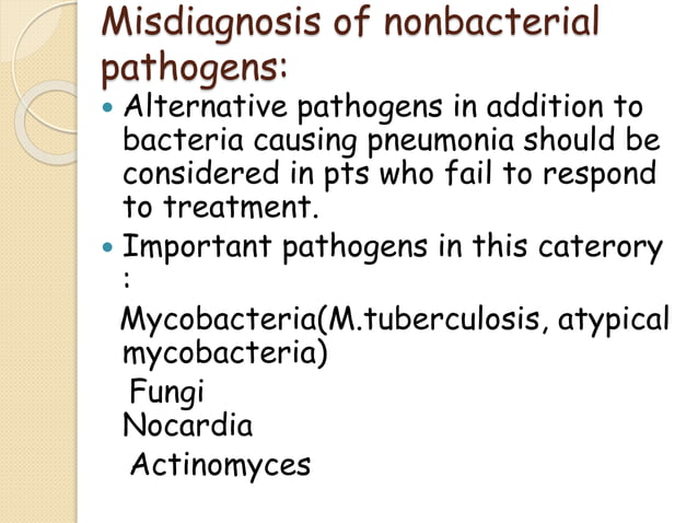 Non resolving pneumonia | PPTX | Infectious Diseases | Diseases and ...
