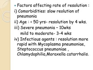 Non resolving pneumonia | PPTX