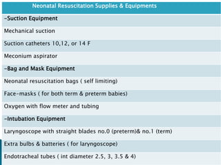Neonatal Resuscitation Program | PPTX