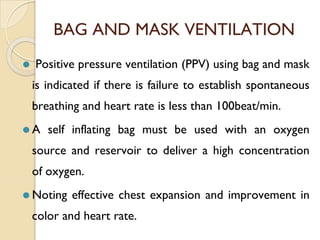 NEONATAL RESUSCITATION IN THIRD YEAR NSG | PPT