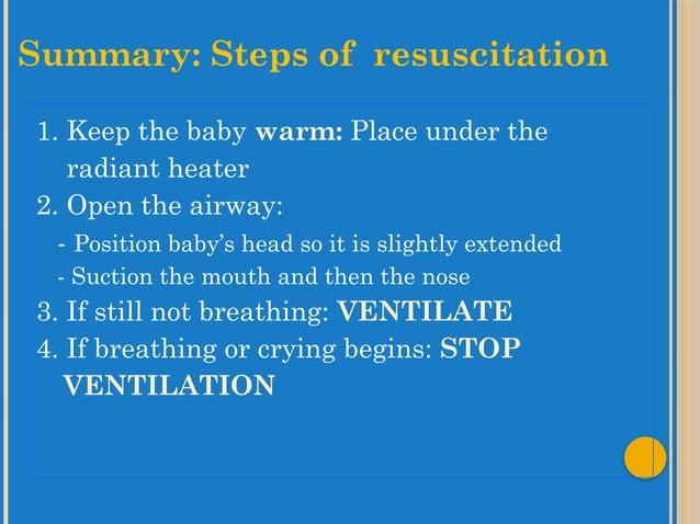 Resuscitation of a Newborn Baby Pediatrics.pptx