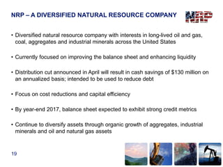Natural Resource Partners - Investor Presentation | PDF