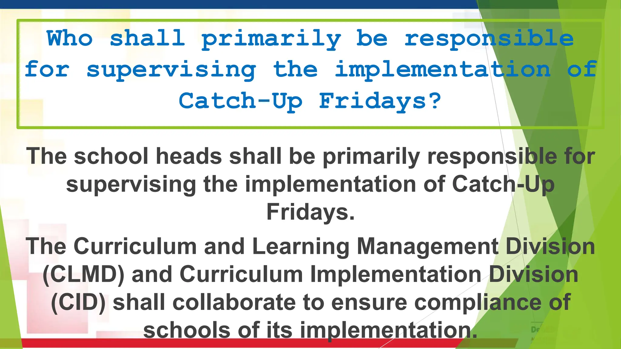 NRP-ON-CATCH-UP-FRIDAYS AN READING INITIATIVE | PPTX