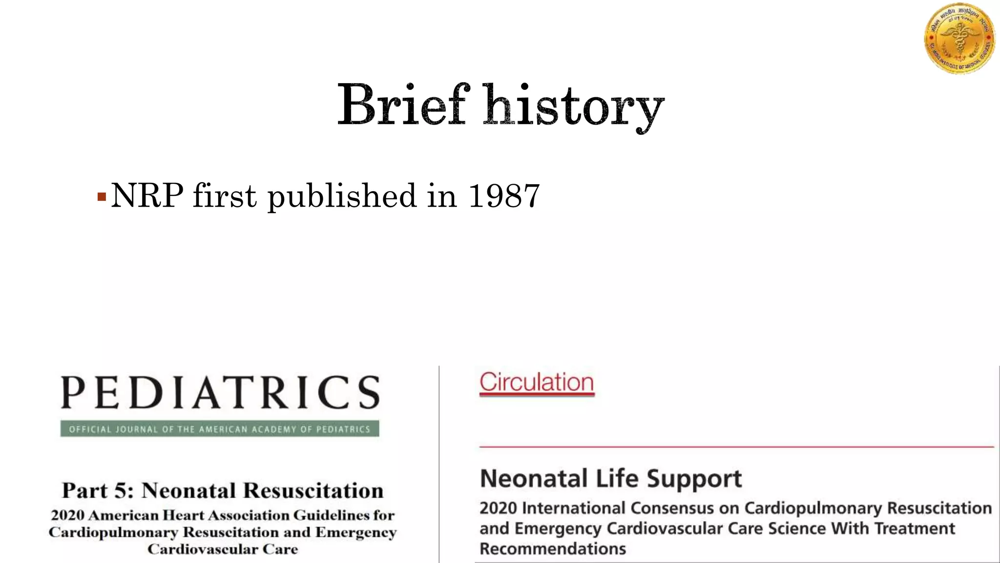 NRP neonatal resuscitation protocol recommendations 2020 | PPTX