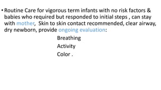 NEONATAL RESUSCITATION PROGRAM/NALS - LATEST GUIDELINES 7TH EDITION | PPTX