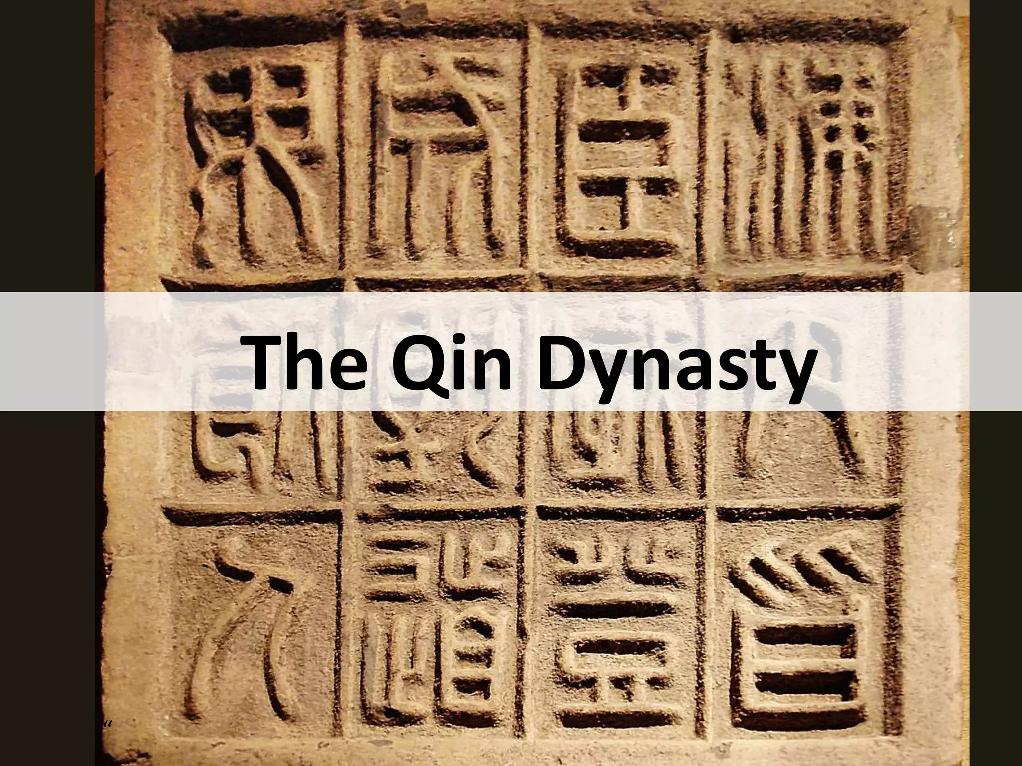 Qin dynasty | PPTX