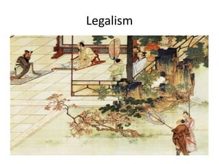 Legalism Qin Dynasty