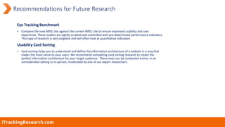 NRSC Report | iTracking Research | PPTX