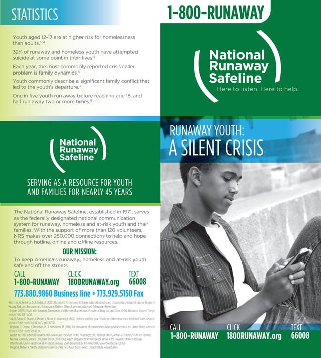 Runaway and Homeless Youth Organization National Runaway Safeline's ...