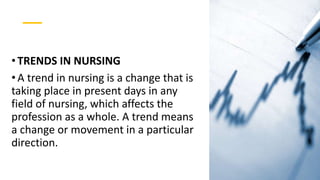 philosophy,aims & objectives of nursing management, current trends and ...