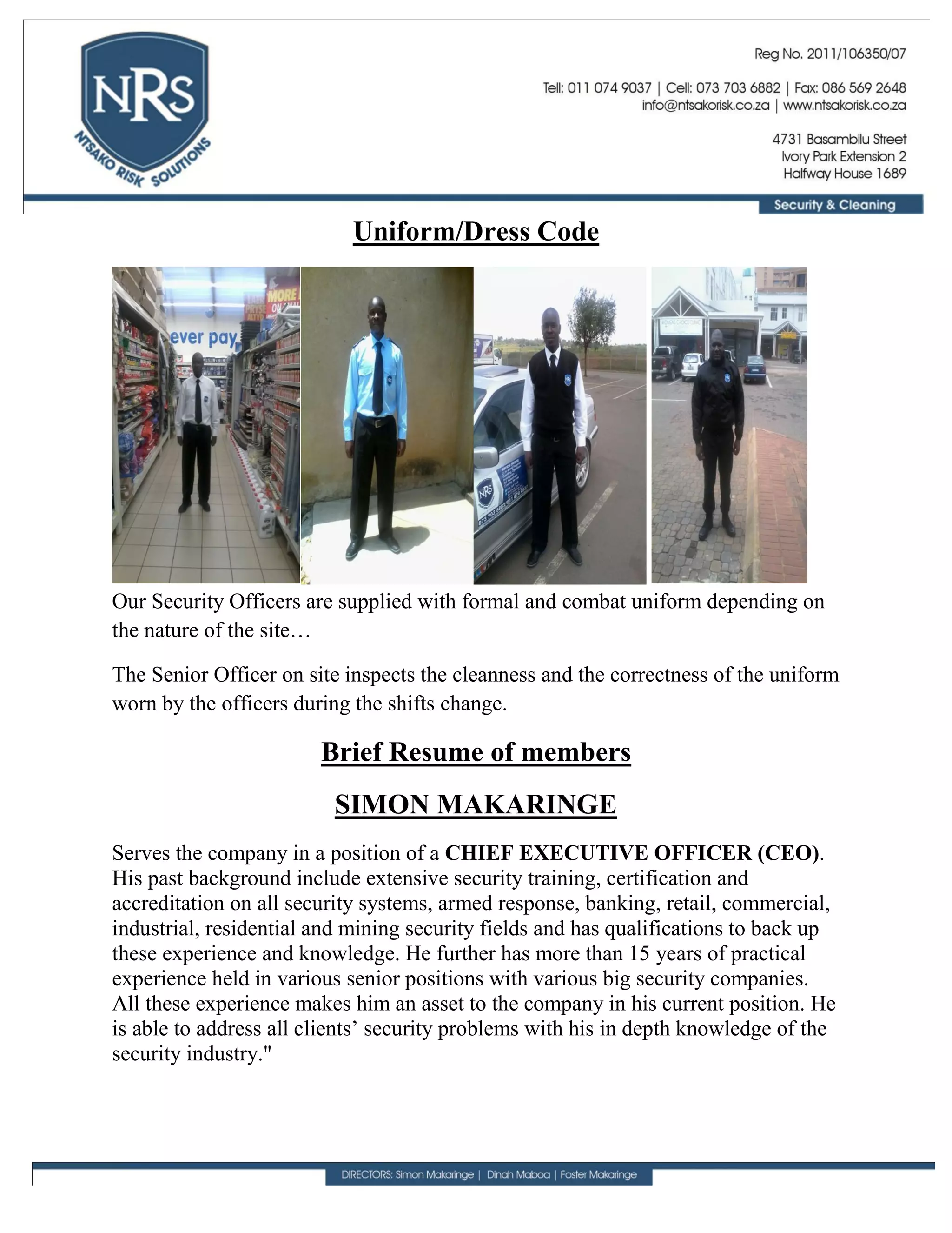 Nrs security profile | PDF