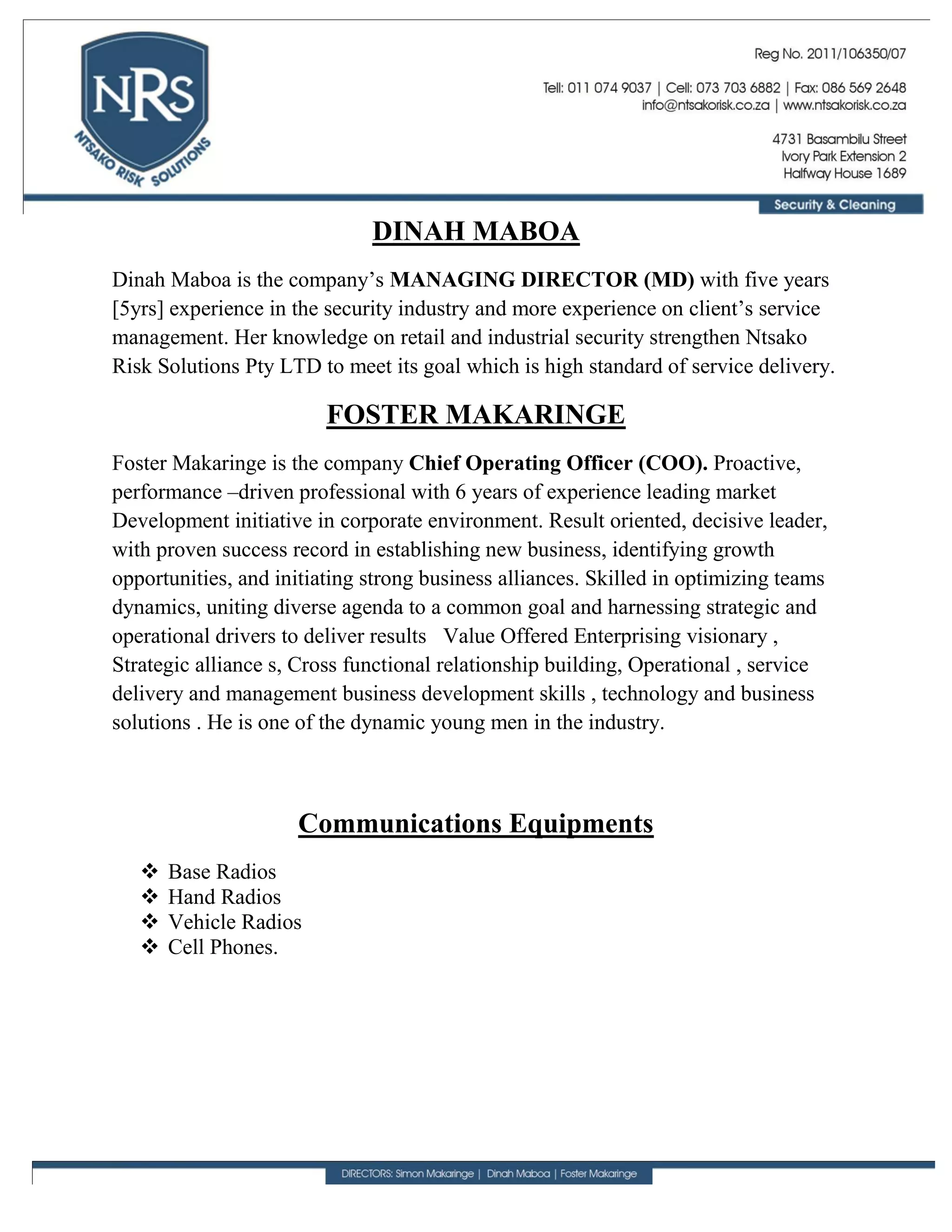 Nrs security profile | PDF