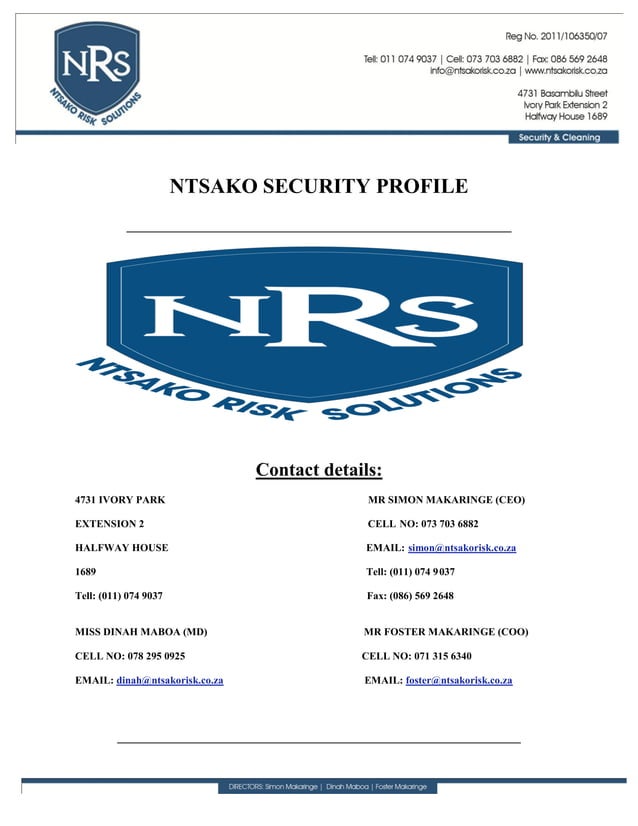 Nrs security profile | PDF