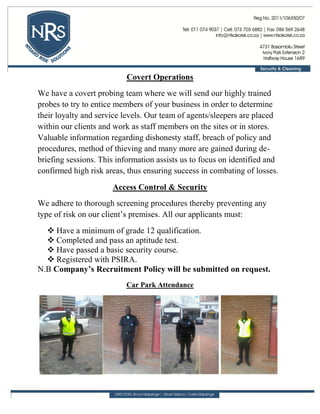 Nrs security profile | PDF