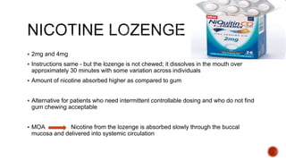 NICOTINE REPLACEMENT THERAPY | PPTX