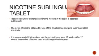 NICOTINE REPLACEMENT THERAPY | PPTX