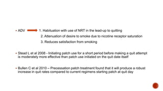 NICOTINE REPLACEMENT THERAPY | PPTX