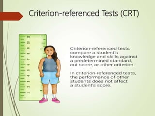 Norm referenced and Criterion Referenced Test | PPT