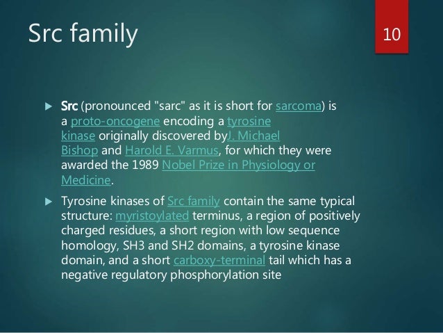Non receptor tyrosine kinases
