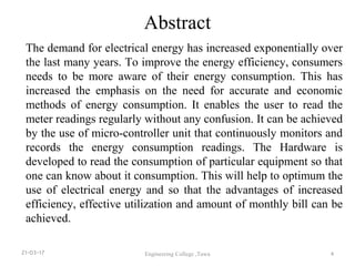 energy consumption calculator | PPTX